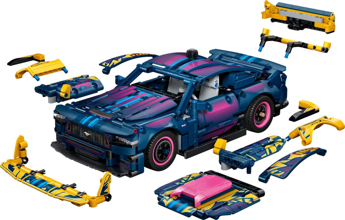 LEGO Technic Custom Garage Ford Mustang revealed - Brick Fanatics