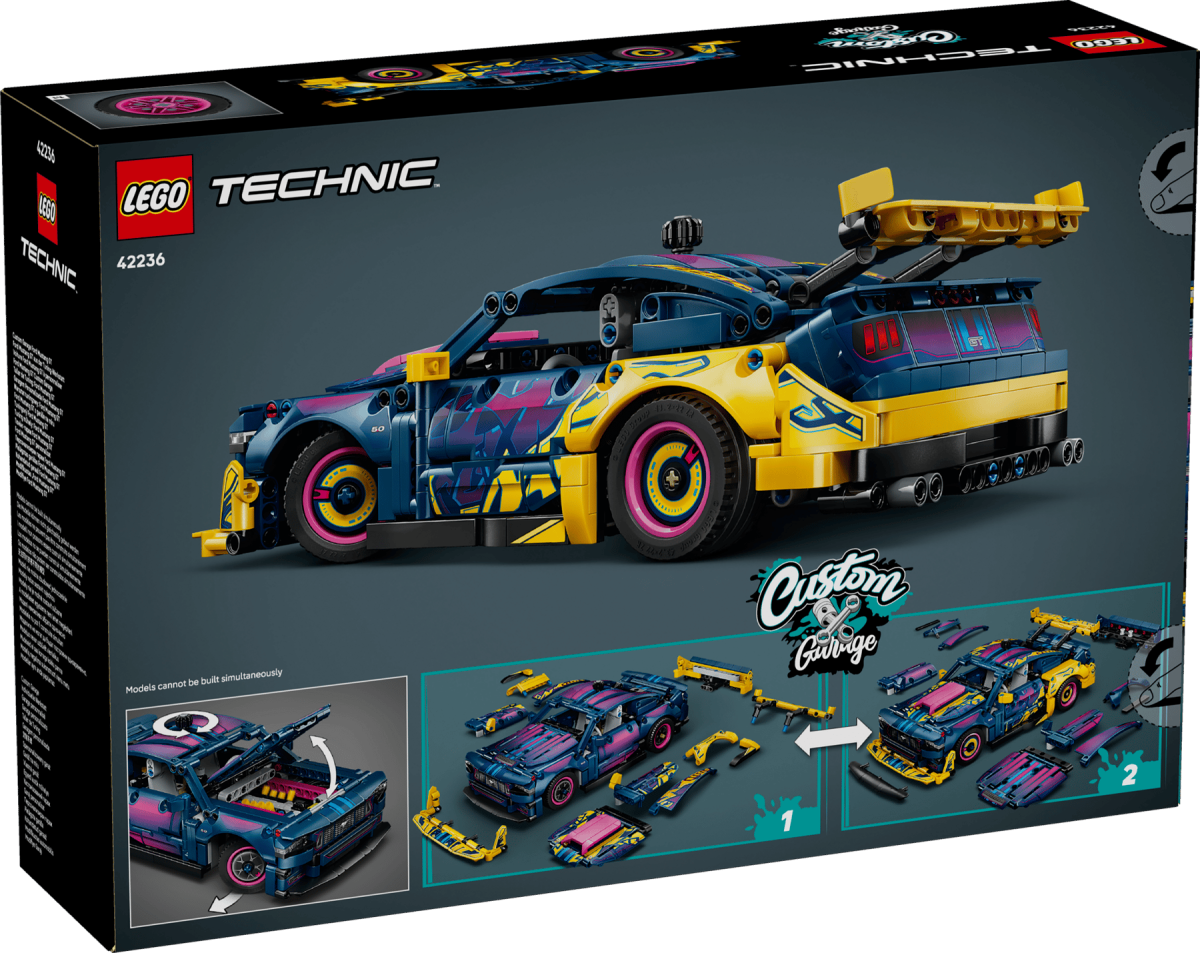 LEGO Technic Custom Garage Ford Mustang revealed - Brick Fanatics